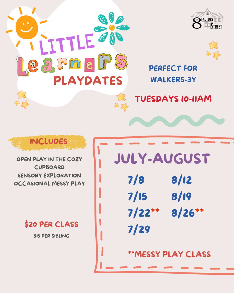 Register for Little Learners Playdates - Ms. Claires Music Cupboard